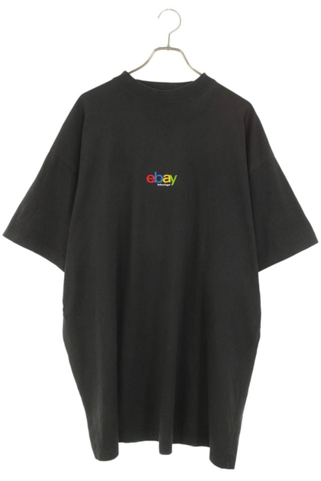 バレンシアガ サイズ:3  787349 TRVE8 ebayロゴ刺繍Tシャツ 中古 SB01