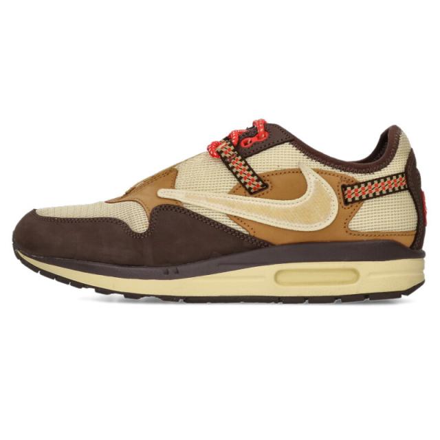 ナイキ  トラヴィススコット サイズ:26.5cm  AIR MAX 1 CACTUS JACK BAROQUE BROWN DO9392-200 エアマックス1バロックブラウンローカットスニーカー 中古 BS99