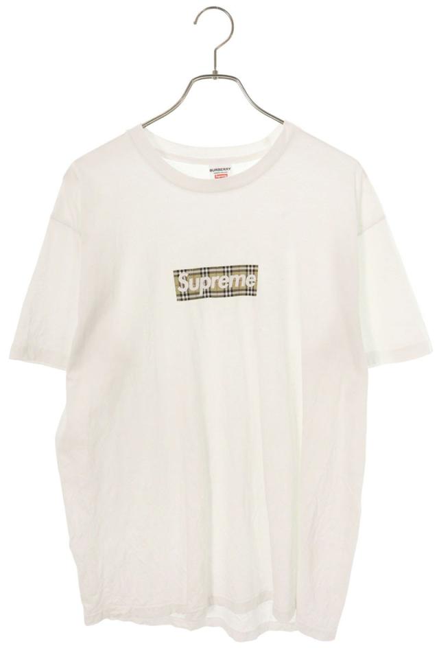 シュプリーム  バーバリー サイズ:L  22SS  Burberry Box Logo Tee バーバリーボックスロゴTシャツ 中古 SB01