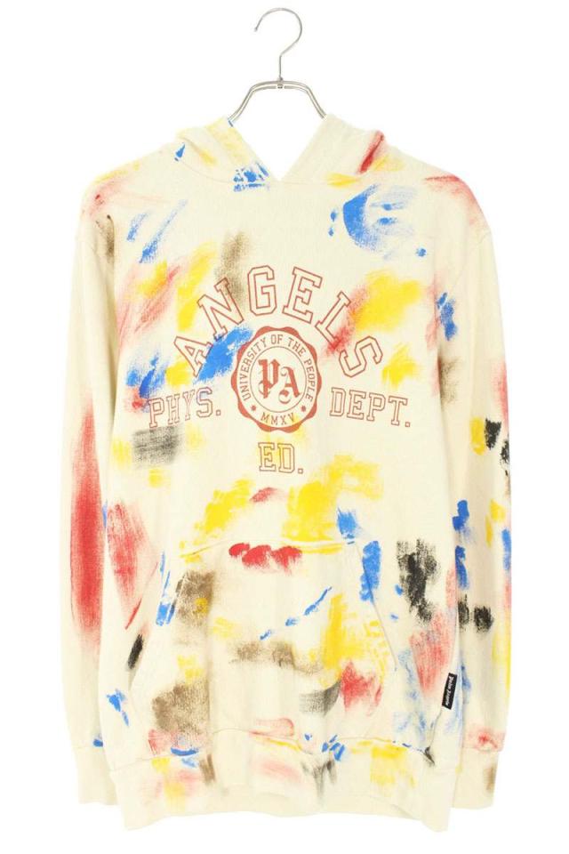 パームエンジェルス サイズ:S  PMBB058S22FLE021 ペイント加工プルオーバーパーカー 中古 BS99