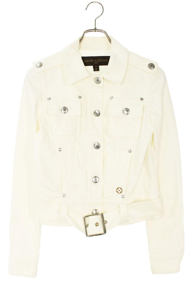 ルイヴィトン サイズ:36 ベルト付きコットンストレッチブルゾン 中古 OM10