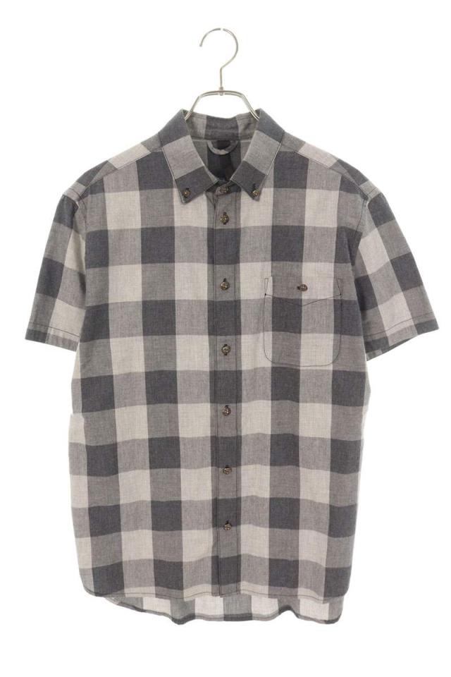 クロムハーツ サイズ:L クロスボールチェック半袖シャツ 中古 SJ02