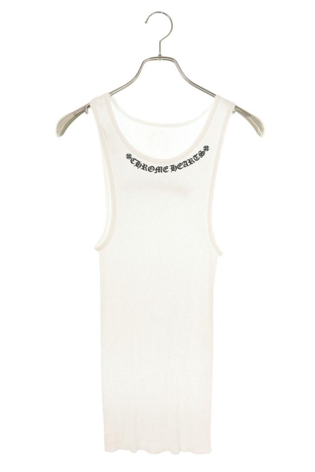 クロムハーツ サイズ:M  RIB TANK バックホースシューリブタンクトップ 中古 SS13