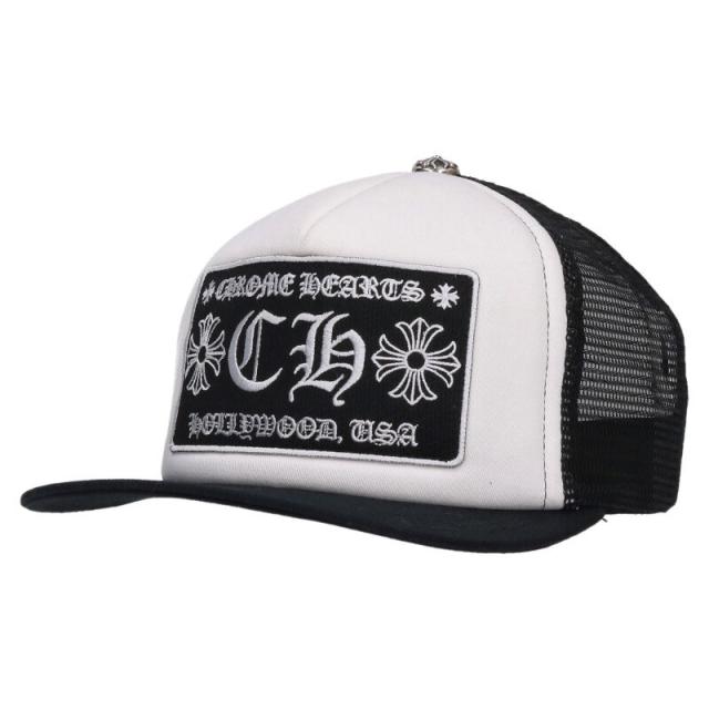 クロムハーツ   TRUCKER CAP トラッカーキャップ CHパッチクロスボール付メッシュキャップ 中古 SJ02