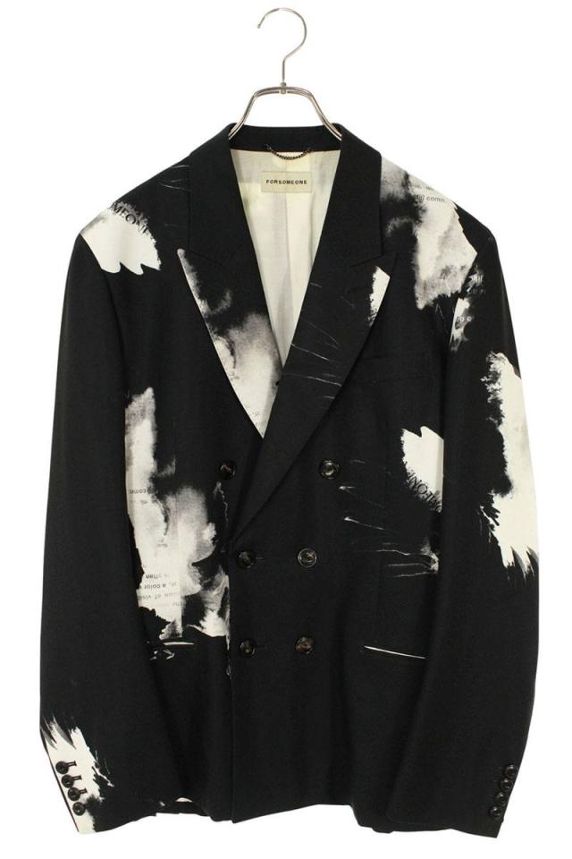 フォーサムワン サイズ:48  22SS  SUNNY JACKET 2.0 イーグルデザインダブルブレストジャケット 中古 BS99