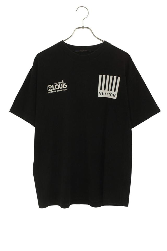 ルイヴィトン サイズ:M  19AW  RM192M NPL HHY07W バックフラワープリントTシャツ 中古 BS99