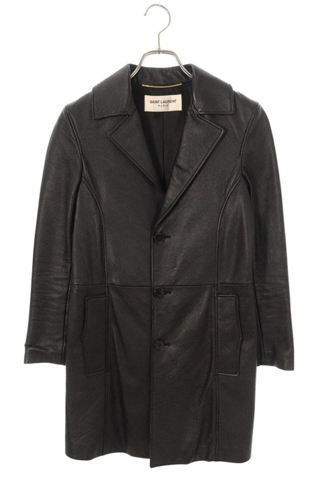サンローランパリ サイズ:36  405241 Y5MQ2 レザーコート 中古 BS99