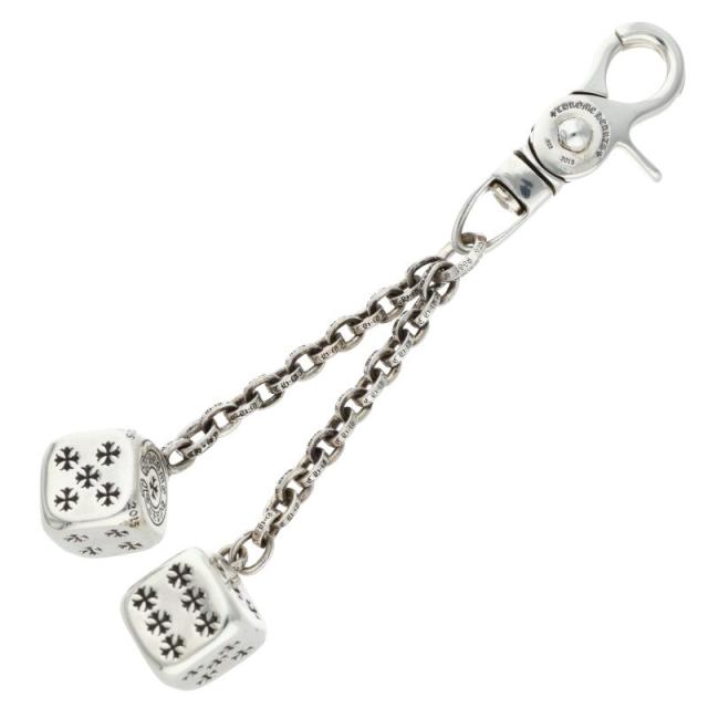 クロムハーツ DICE DBL ダブルダイス シルバーキーチェーン 中古 GZ11