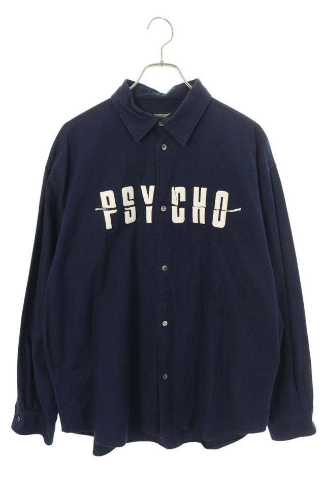 アンダーカバー サイズ:4  UC2B4401 ロゴワッペンコットン長袖シャツ 中古 BS99