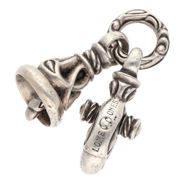 ロンワンズ   CRANE BELL KEY CLASP クレーンベルキークラスプL シルバーウォレットチェーン 中古 BS99