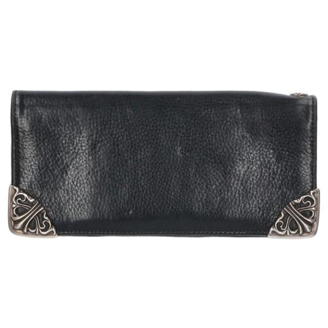 クロムハーツ   LNG SNGL FLD TIPS シングルフォールド レザーウォレット 中古 GZ11