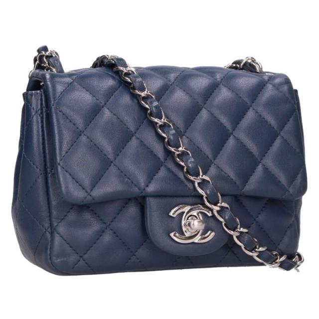 シャネル サイズ:16  ミニ マトラッセ16 ラムスキンチェーンショルダーバッグ 中古 OM10