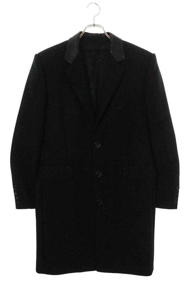セリーヌ サイズ:46  19AW  2M137862C レザー切替チェスターコート 中古 OM10