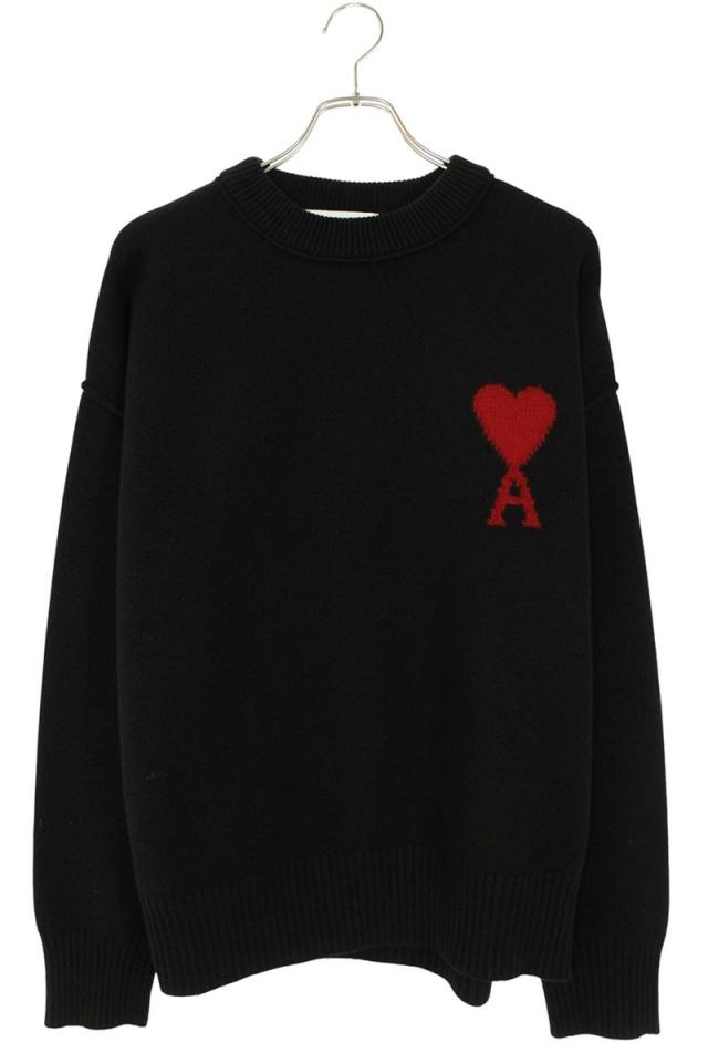 アミアレクサンドルマテュッシ サイズ:M  25AW  UKS838 ハートA刺繍ニット 新古品 SB01