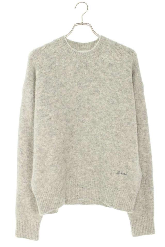 アミアレクサンドルマテュッシ サイズ:M  25AW  HKS824 ロゴ刺繍ニット 新古品 OM10