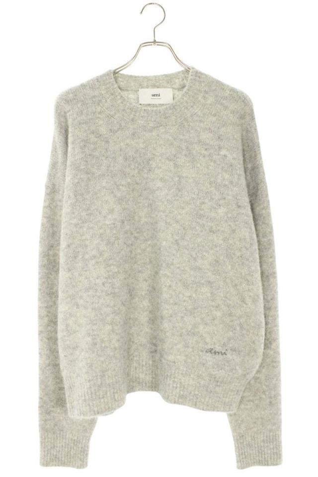 アミアレクサンドルマテュッシ サイズ:XL  25AW  HKS824 ロゴ刺繍ニット 新古品 OM10