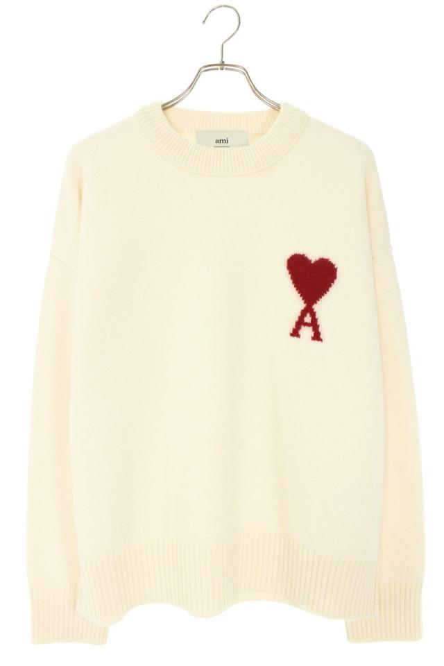 アミアレクサンドルマテュッシ サイズ:M  25AW  UKS838 ハートA刺繍ニット 新古品 OM10