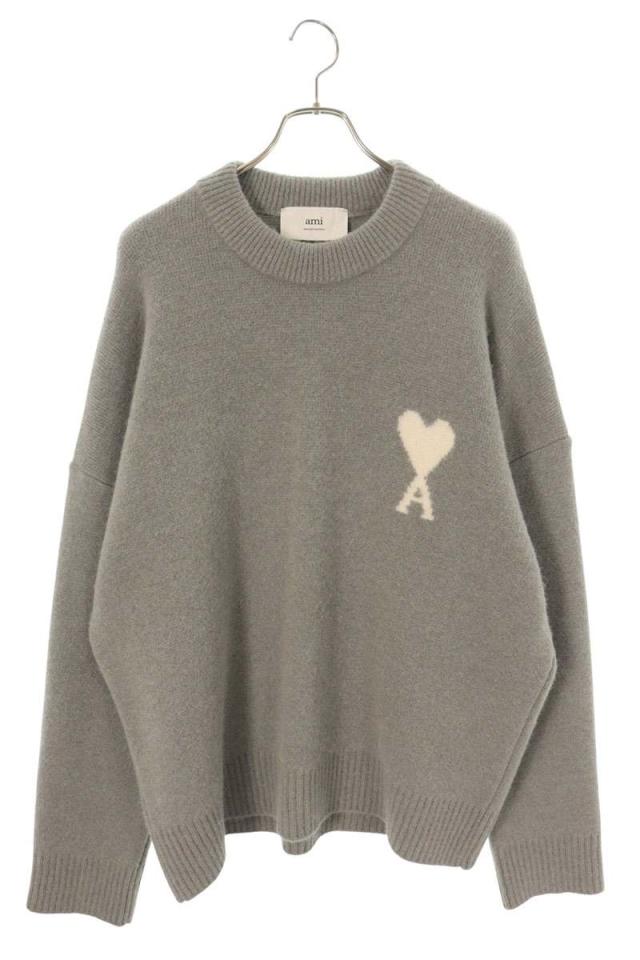 アミアレクサンドルマテュッシ サイズ:XL 25AW UKS836 ハートA刺繍ニット 新古品 OM10