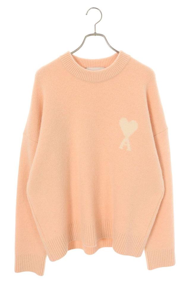 アミアレクサンドルマテュッシ サイズ:L 25AW UKS836 ハートA刺繍ニット 新古品 OM10