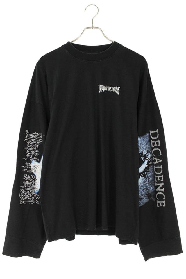 ヴェトモン サイズ:S  25AW  UCF76LS980B CofSleeveプリント長袖カットソー 新古品 OM10