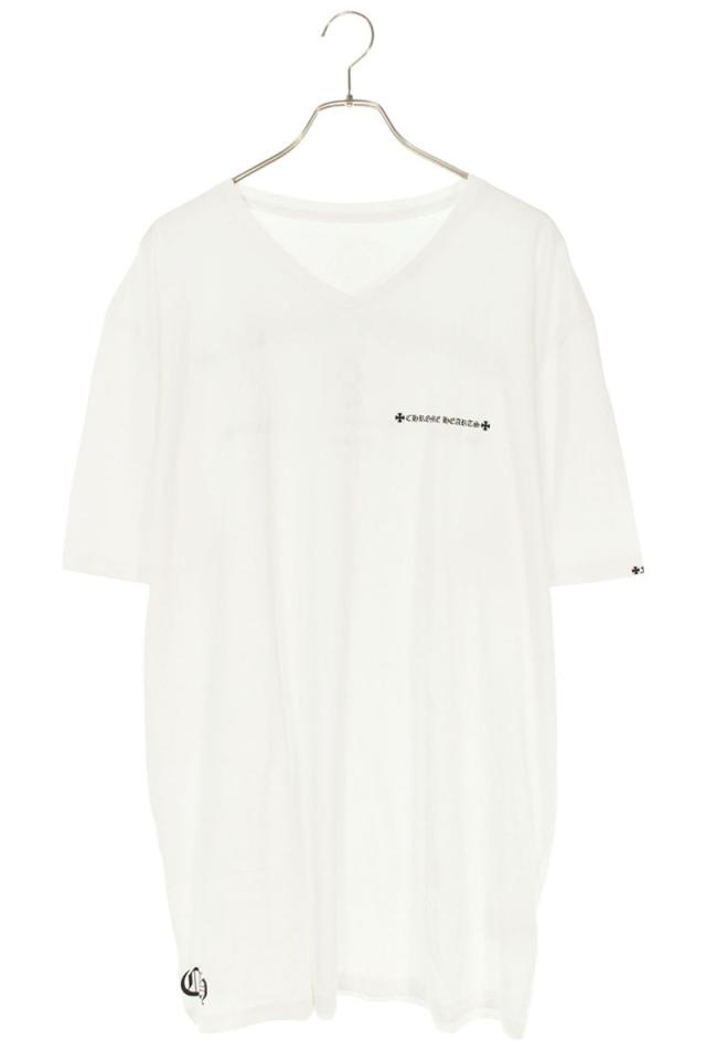 クロムハーツ サイズ:XXL  CH T-SHRT 2 バックロゴプリントVネックTシャツ 中古 GZ11