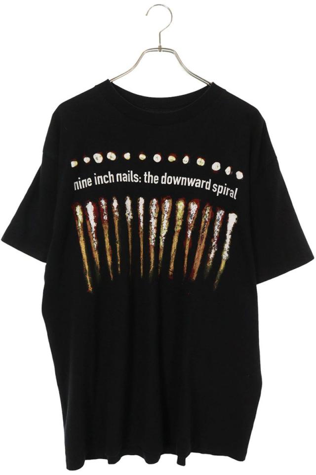 ヴィンテージ サイズ:XL NINE INCH NAILS ナインインチネイルズ DOWNWARD SPIRALプリントTシャツ 中古 BS55