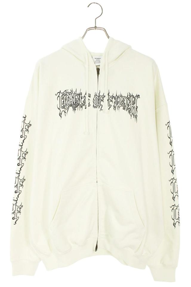 ヴェトモン サイズ:S  25AW  UCF76ZU100I Cofジップアップオーバーサイズパーカー 新古品 SB01