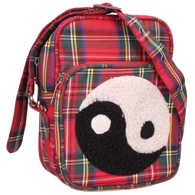 カクタスプラントフリーマーケット  ワッペンチェックショルダーバッグ 中古 BS99