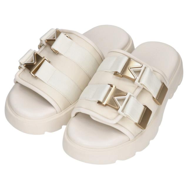 ボッテガヴェネタ サイズ:42  FRASH ダブルバックルフラッシュサンダル 中古 BS99