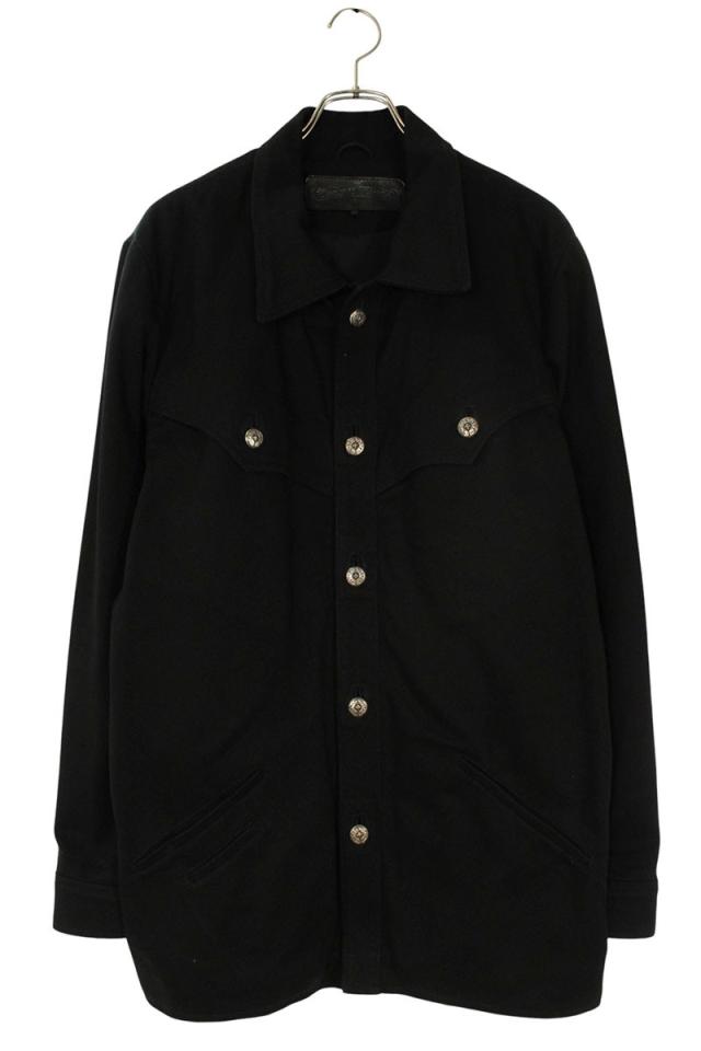 クロムハーツ サイズ:3 ホースシューボタンミリタリーデニムジャケット 中古 SJ02