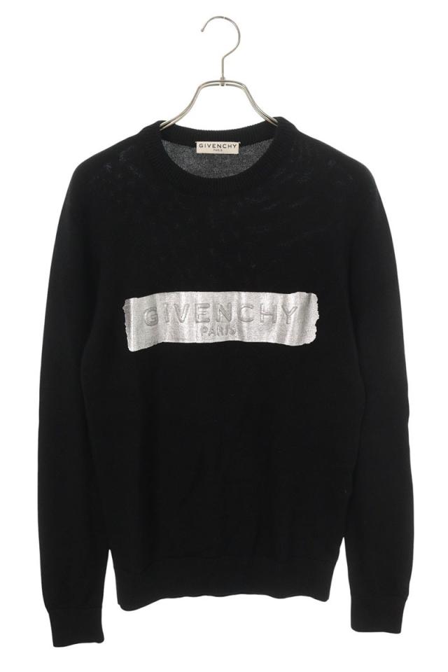 ジバンシィ サイズ:S BM90EG4Y5D ロゴデザインニット 中古 BS55