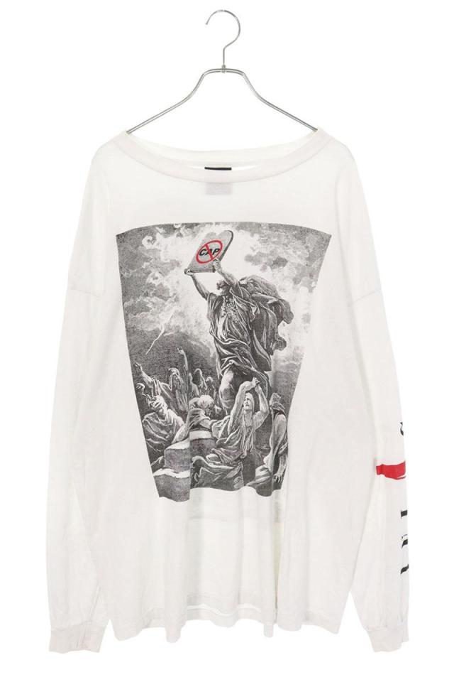 セントマイケル  ヴィーロン サイズ:XXXL  SM-S22-0000-069 CAPプリント長袖カットソー 中古 BS99