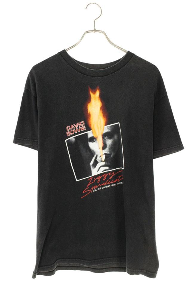 ヴィンテージ サイズ:M  DAVID BOWIE デヴィッド・ボウイ フェイスプリントTシャツ 中古 BS99