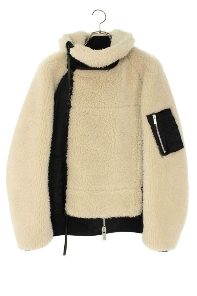 サカイ サイズ:3  23AW  23-06858 フォックスシェアリングナイロンボンバーブルゾン 中古 BS99