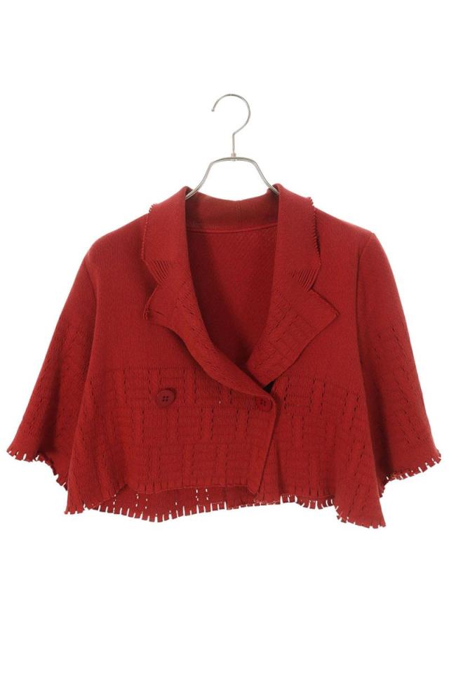 イッセイミヤケ サイズ:2  IM13KD620 ニットショートジャケット 中古 BS99