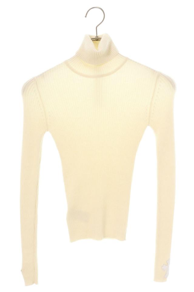 クロムハーツ サイズ:XS クロスパッチタートルネックカシミアニット 中古 SJ02