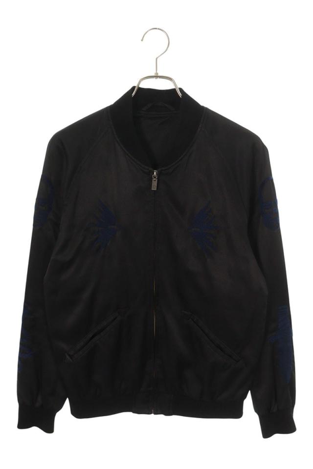 ルシアンペラフィネ サイズ:M スカル刺繍サテンスカジャンブルゾン 中古 BS99