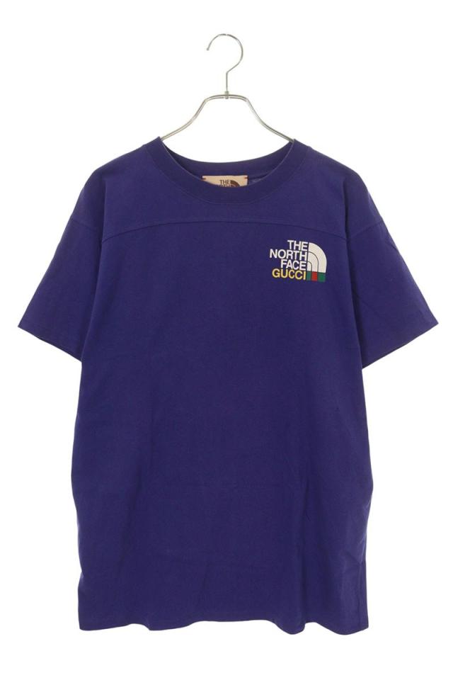 グッチ ノースフェイス サイズ:S 671443 XJDRB グラフィックロゴプリントTシャツ 中古 BS55