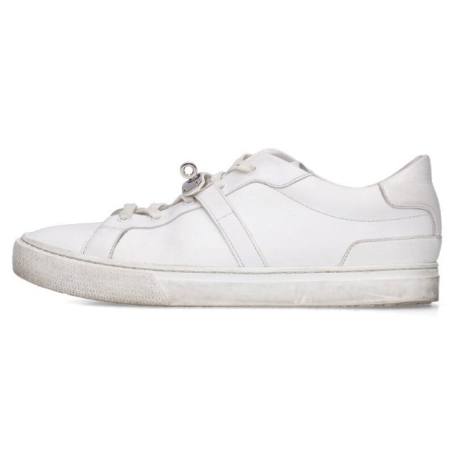 エルメス サイズ:42.5  ケリースニーカー レザーローカットスニーカー 中古 SB01