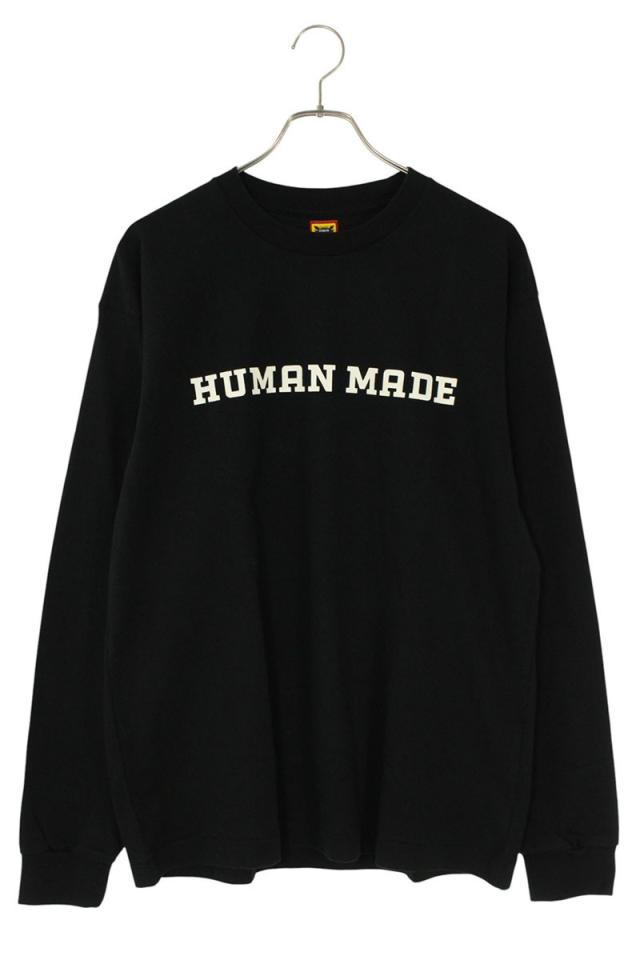ヒューマンメイド サイズ:XL  24AW  GRAPHIC L S T-SHIRT HM28CS010 フロントプリント長袖カットソー 中古 FK04