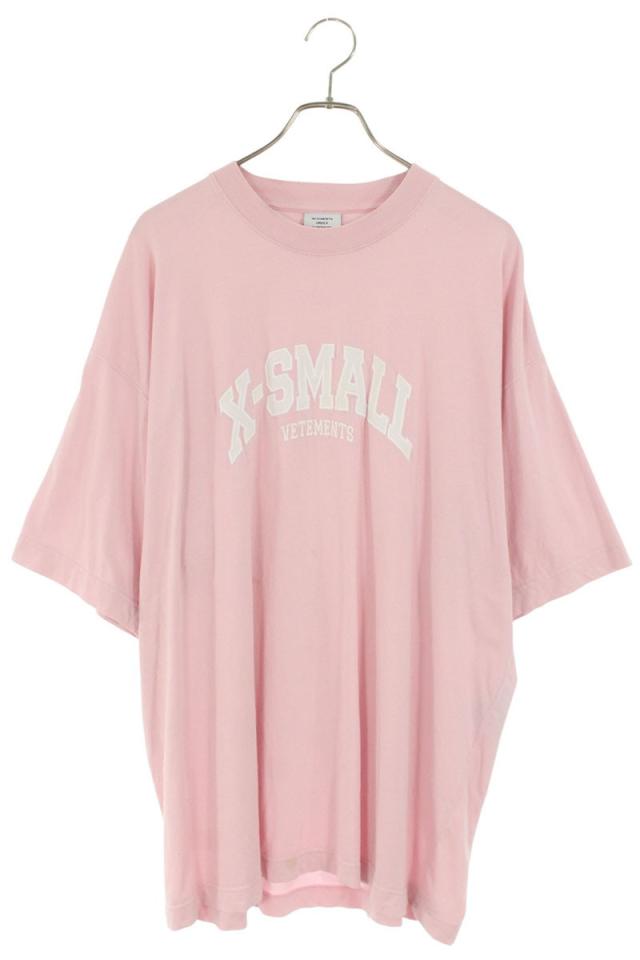 ヴェトモン サイズ:XS  UE54TR285P フロント刺繍Tシャツ 中古 BS99