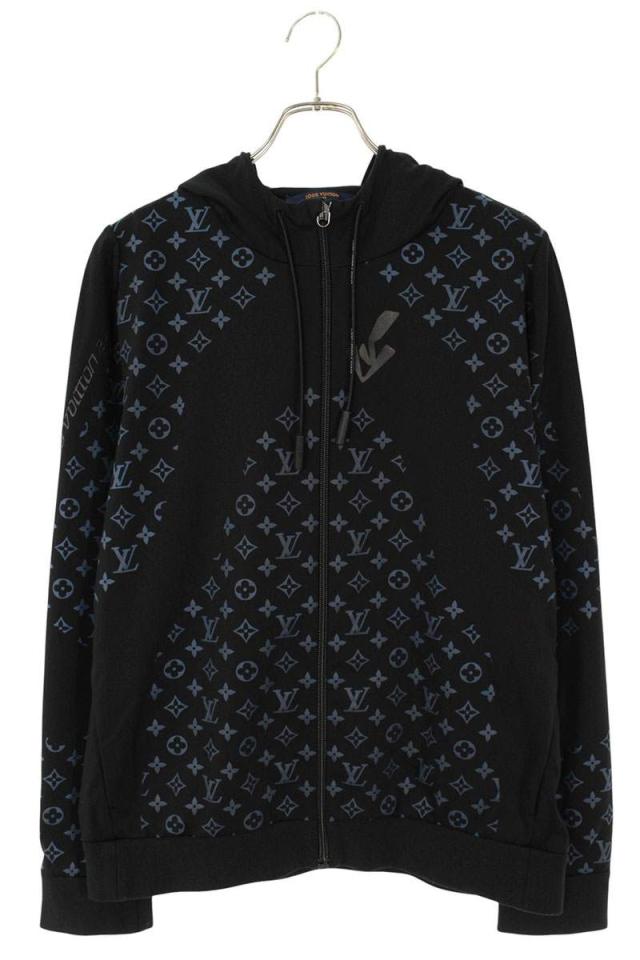 ルイヴィトン サイズ:M  22SS  RM221M YNF HMY16W モノグラムハイブリッドジップパーカー 中古 SB01