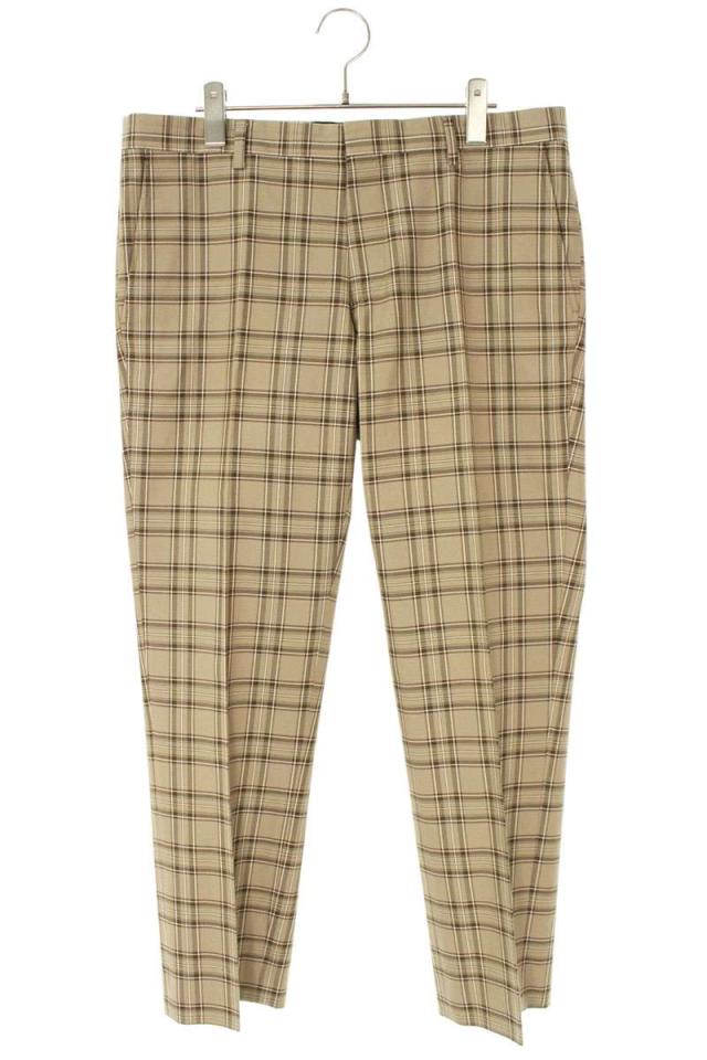 ドリスヴァンノッテン サイズ:50 チェック総柄ロングパンツ 中古 BS99