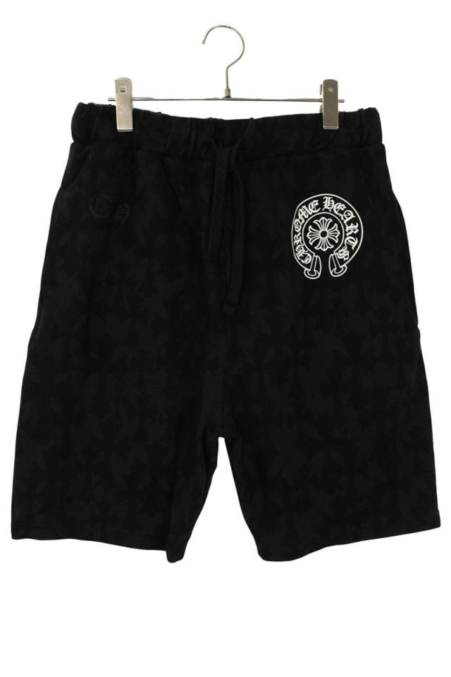 クロムハーツ サイズ:M セメタリー総柄スウェットハーフパンツ 中古 SJ02