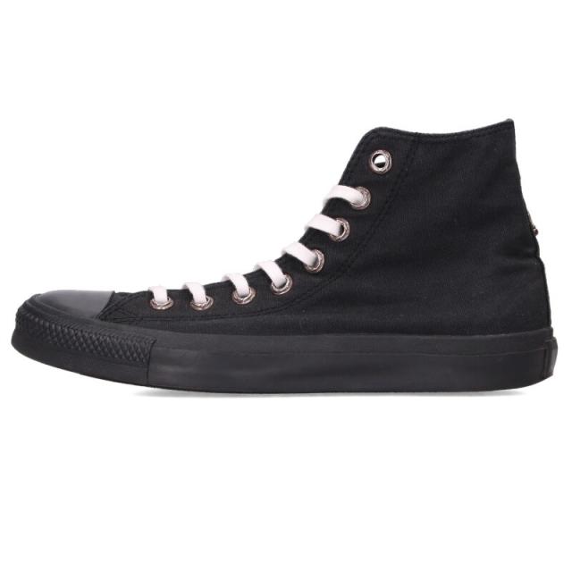クロムハーツ コンバース サイズ:27cm CH CONVERSE CANVAS シルバー装飾キャンバスハイカットスニーカー 中古 SS07