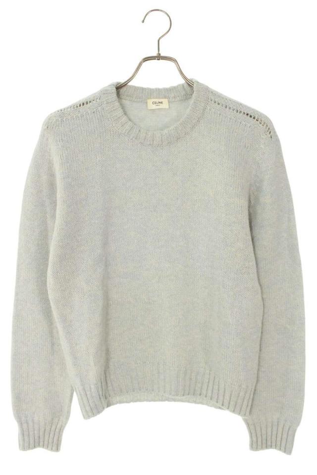 セリーヌ サイズ:L  2A929979E シェトランドウールクルーネックニット 中古 BS99