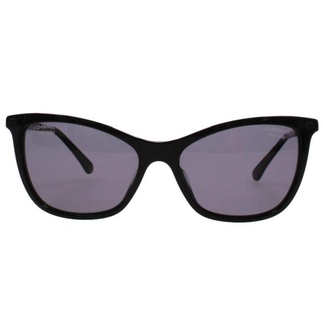 シャネル サイズ:54□16-140  5437-Q キャットアイフレームサングラス 中古 BS99