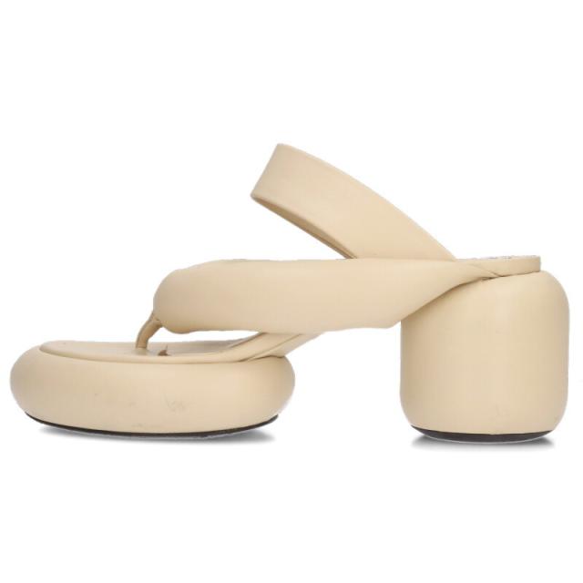 ジルサンダー サイズ:36.5 ブロックヒールトングサンダル 中古 BS99