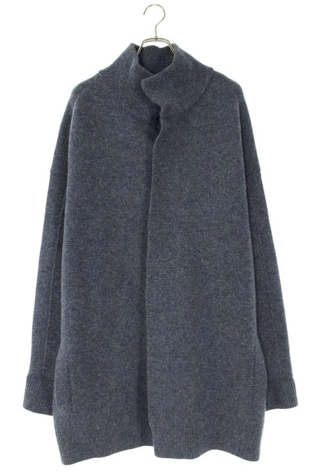 ジルサンダー サイズ:48  JSMP752032 ロングニットジャケットブルゾン 中古 SB01