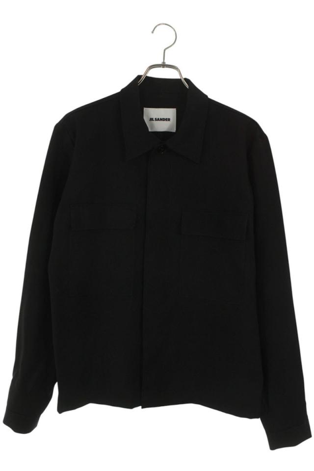 ジルサンダー サイズ:40 JSMT601726 ウールギャバジン長袖シャツ 中古 FK04